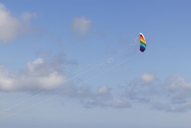 Kite up in the air stock photo. Image of event, freestyle - 43611586