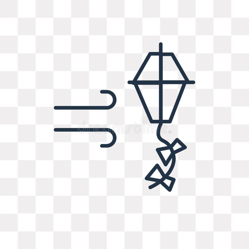 Kite Outline Transparent Background Kite Shape Flashcard PNG & SVG