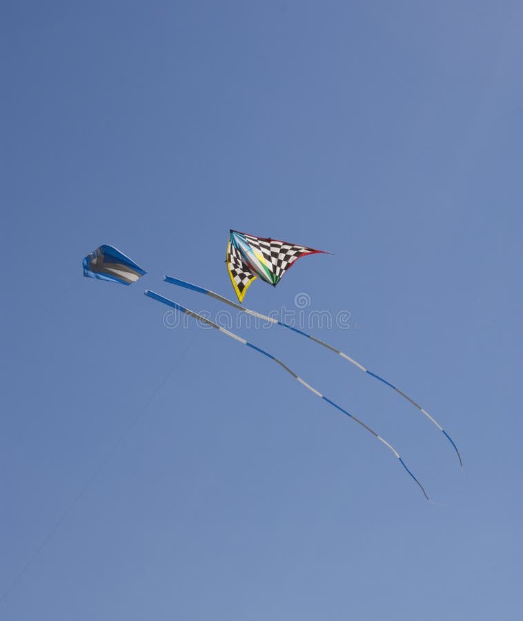 Kites flying stock photo. Image of colors, recreational - 24387500