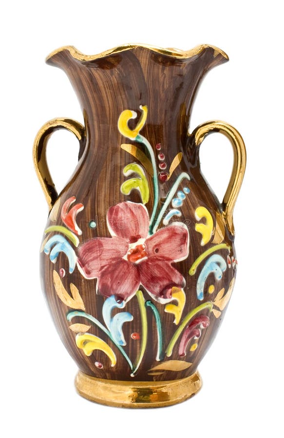 Kitsch vase stock photo. Image of decorated, kitsch, painted - 10291898
