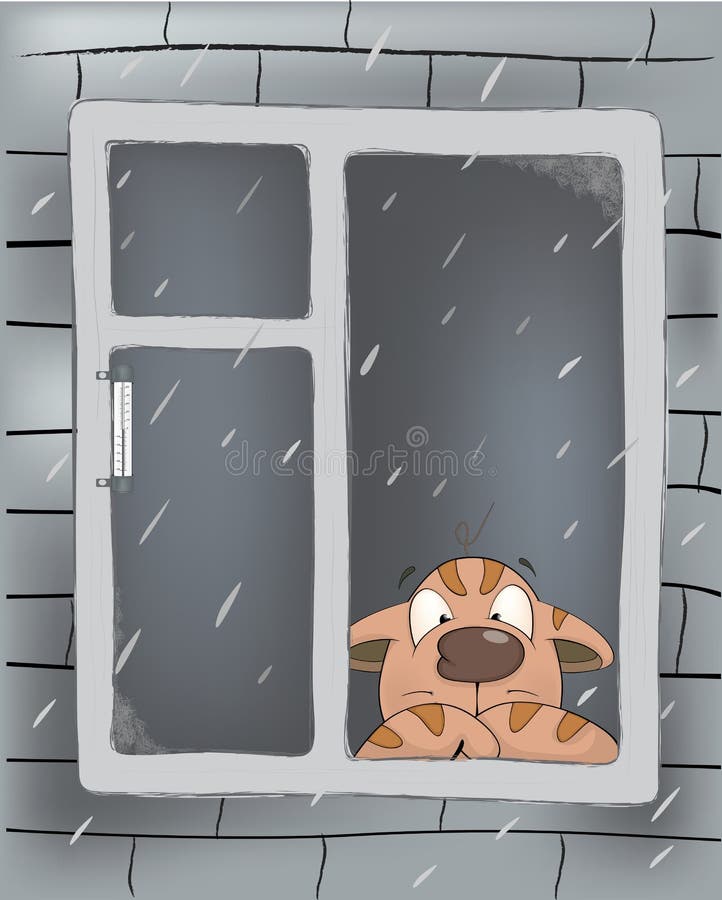 Cartoon Rain Window Stock Illustrations – 1,495 Cartoon Rain Window ...