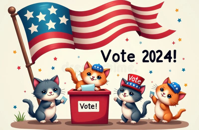 Kittens Promoting the American Elections at 17-5-2024 Stock ...