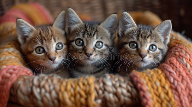Kittens, Small Kittens, Cheerful Kittens Stock Image - Image of dream ...