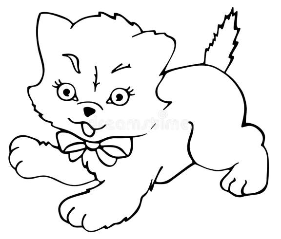 Kitty Ribbon Stock Illustrations – 1,480 Kitty Ribbon Stock ...
