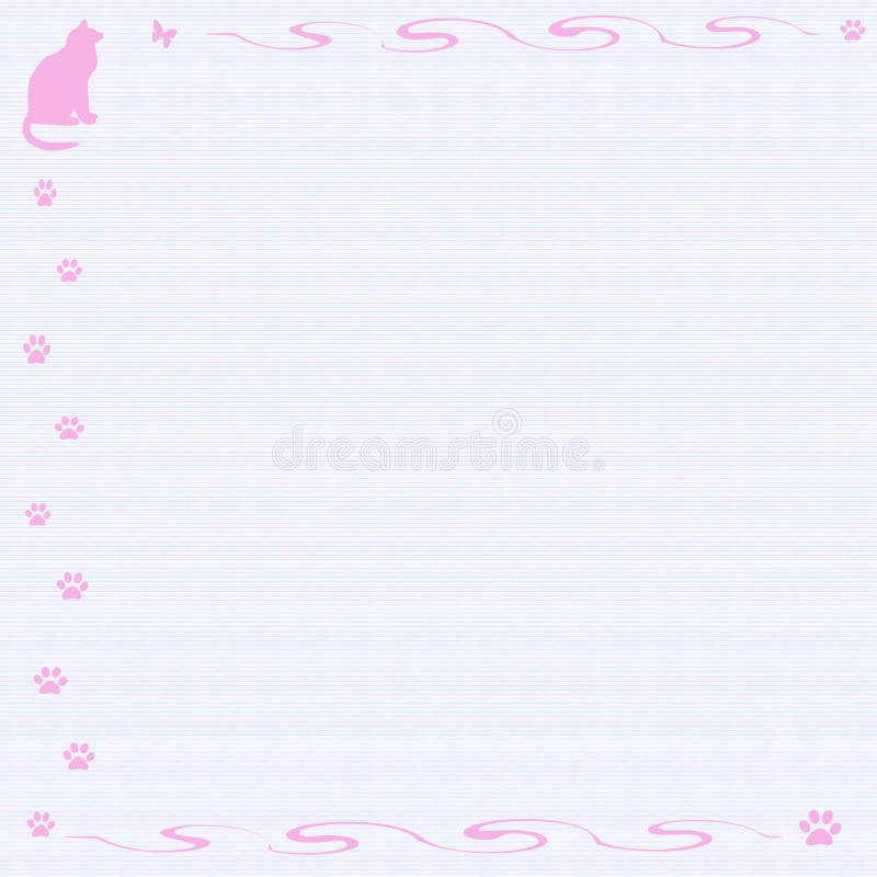 Kitty cat scrapbook stock illustration. Illustration of post - 2849970