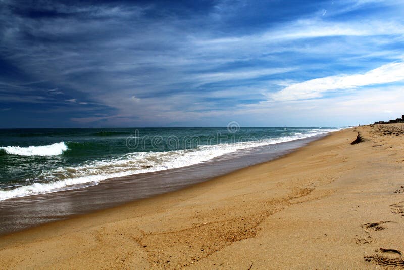 Kitty hawk beach stock image. Image of banks, beach - 165097881
