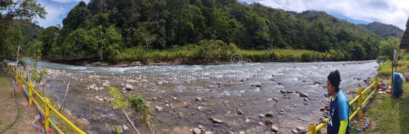 Kiulu Tamparuli River for Rafting Route Editorial Photography - Image ...