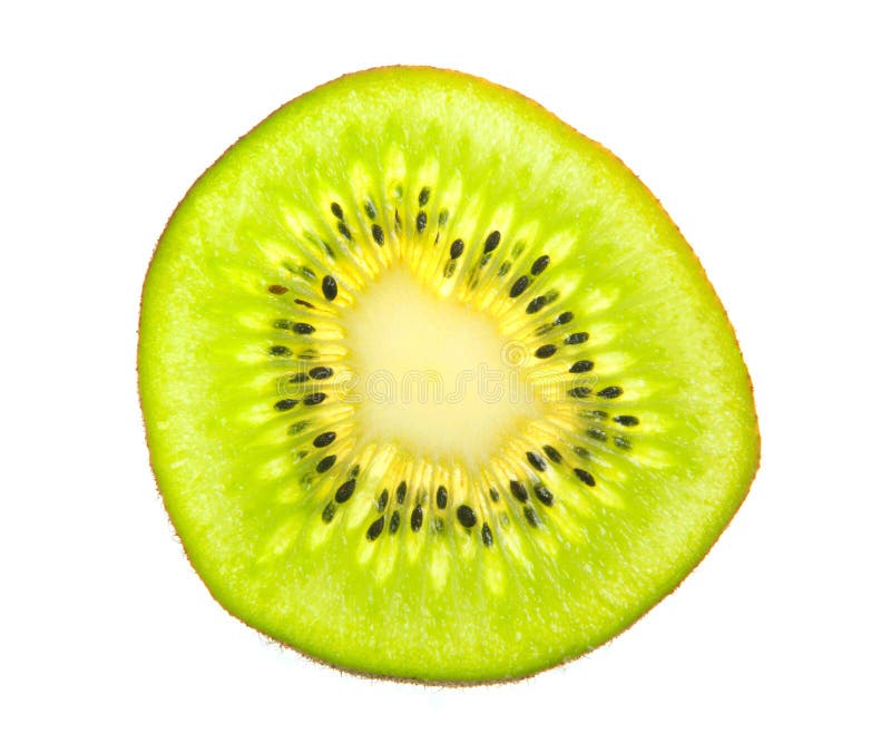 Kivi Fruit Isolated On White Stock Image - Image of gourmet, nature ...