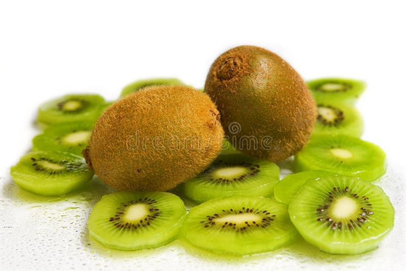 Kiwi 2 stock image. Image of slice, kiwis, seeds, hairy - 907483