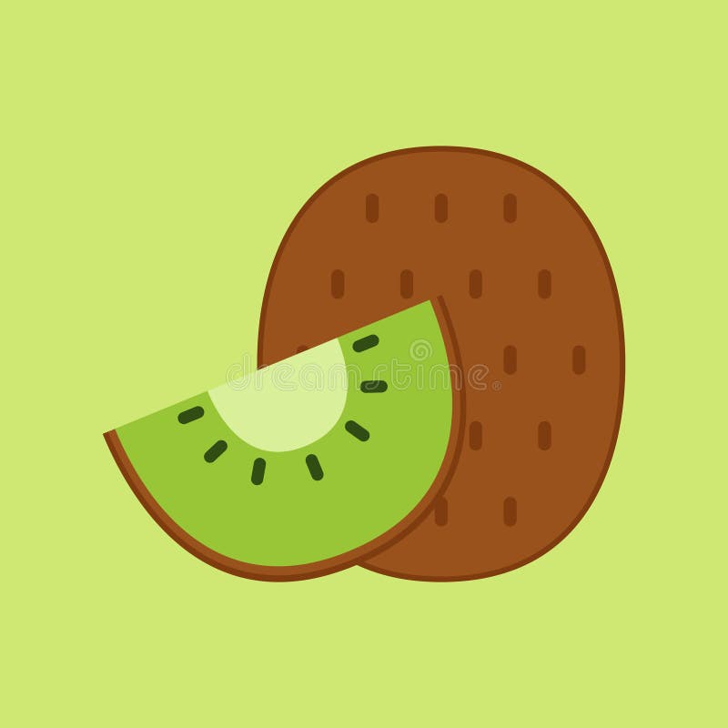 Kiwi Icon Vector. Symbol. Logo Design. Kiwi Vector. Stock Vector ...