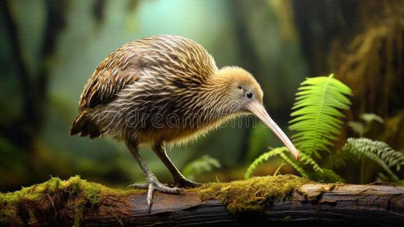 Kiwi Bird, Bird. Endangered Kiwi Bird during Day Time. AI Generative ...