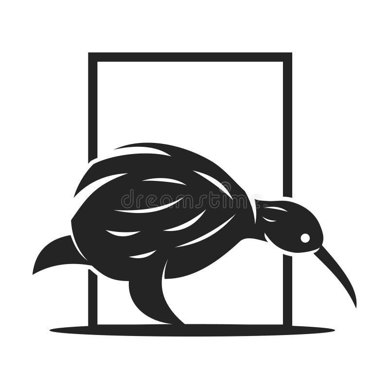 Kiwi Bird Logo Template Isolated. Brand Identity. Icon Abstract Vector ...