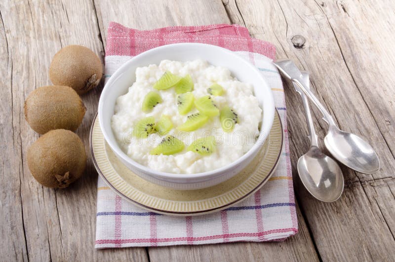Kiwi Cold Rice Pudding Stock Photos - Free & Royalty-Free Stock Photos ...