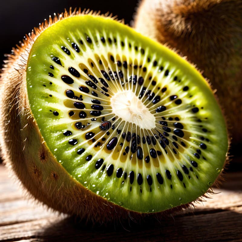 Kiwi Fresh Raw Organic Fruit Stock Image - Image of healthful ...