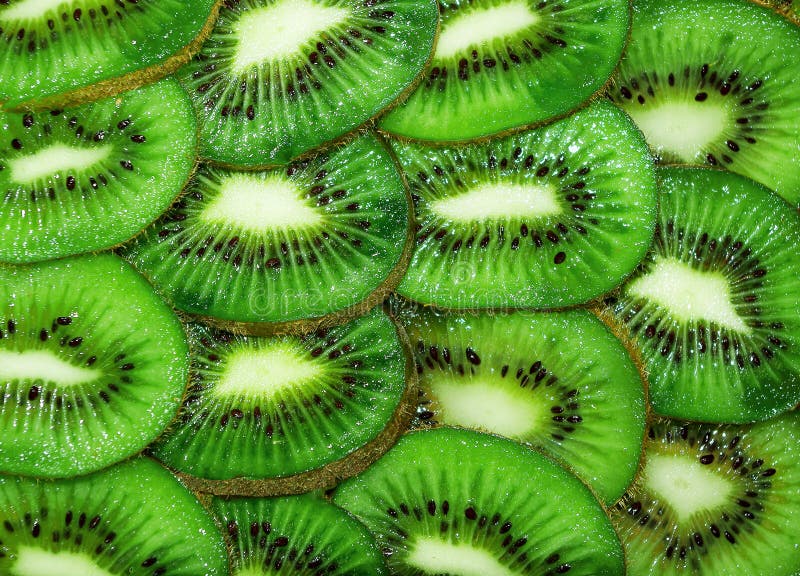 Kiwi Fruit Close Up Texture Stock Image - Image of design, organic ...