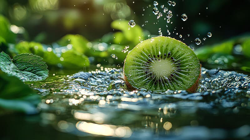 Kiwi Fruit Floating Pool Water Stock Photos - Free & Royalty-Free Stock ...