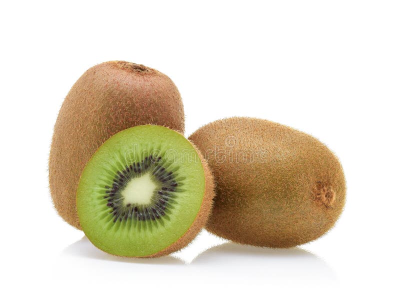 Kiwi Fruit Isolated on White Editorial Photography - Image of object ...