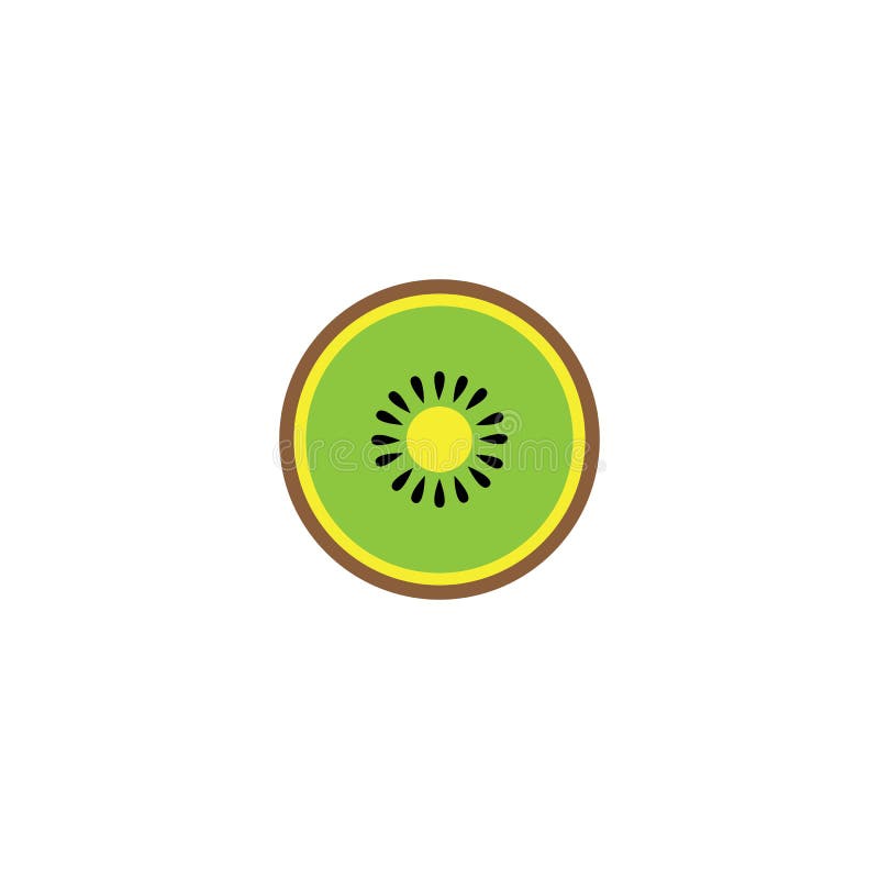Kiwi fruit logo vector stock vector. Illustration of heap - 231436615
