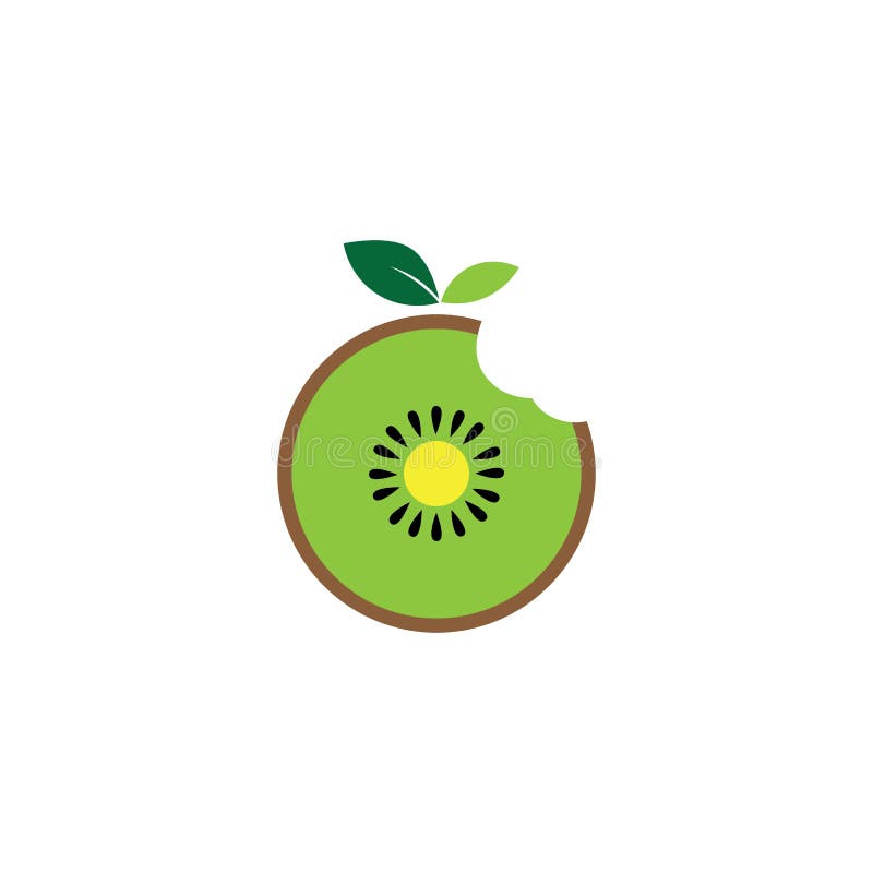 Kiwi fruit logo vector stock vector. Illustration of designs - 231436622
