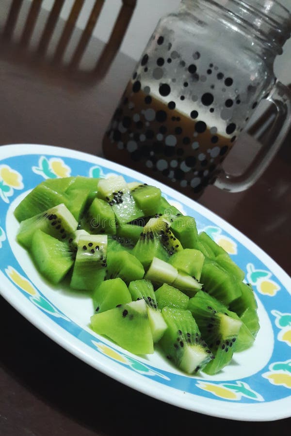 Kiwi stock photo. Image of vsco, fruit, coffee, green - 92855778