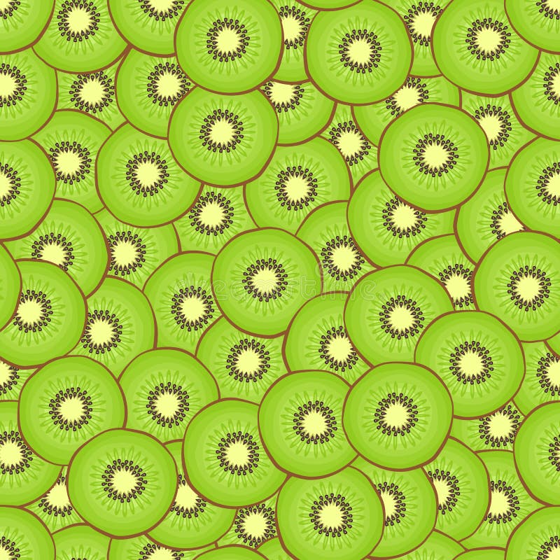 Kiwi seamless pattern stock vector. Illustration of background - 104431737