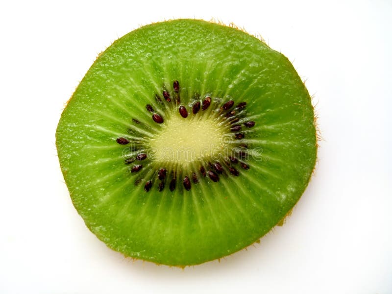 Kiwi Slice II stock photo. Image of green, seed, texture - 12038