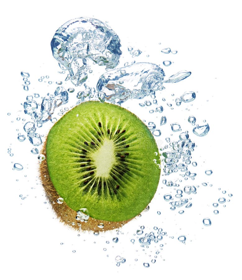 Kiwi in water stock photo. Image of kiwi, water, food - 6382724