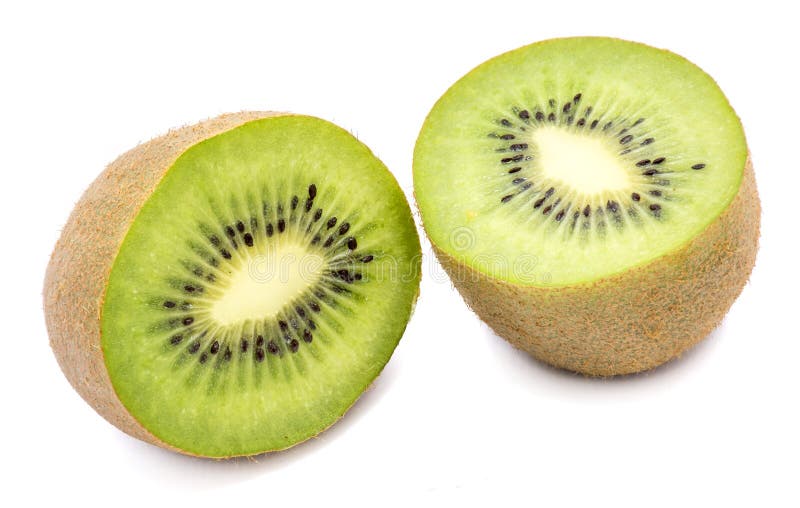 Halbe Kiwi-Frucht stockfoto. Bild von schale, frech, tropisch - 189032