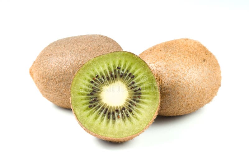 Kiwis Aislados En El Fondo Blanco Imagen. Imagen: 4962999