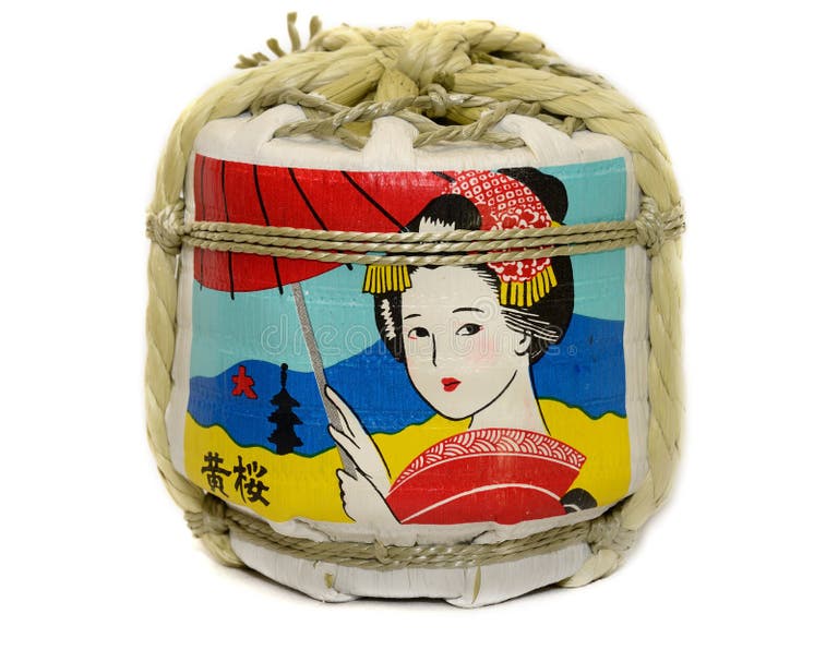 Kizakura Sake editorial image. Image of souvenir, isolated - 18178895