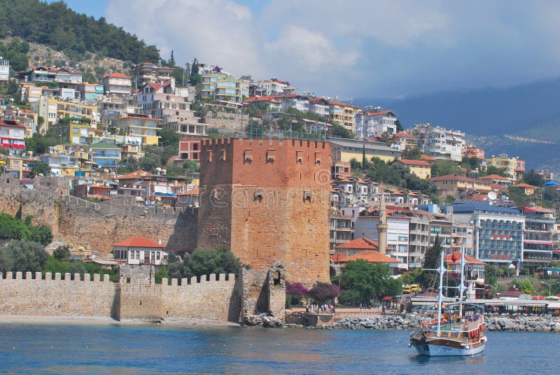 Kizil Kule redaktionelles stockfoto. Bild von tourist - 25166988