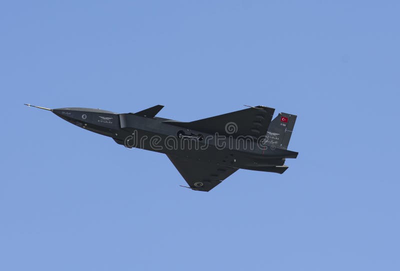 KIZILELMA Turkish Unmanned Fighter Jet during Flight at Teknofest 2023 ... KIZILELMA Turkish Unmanned Fighter Jet during Flight at Teknofest 2023 ...