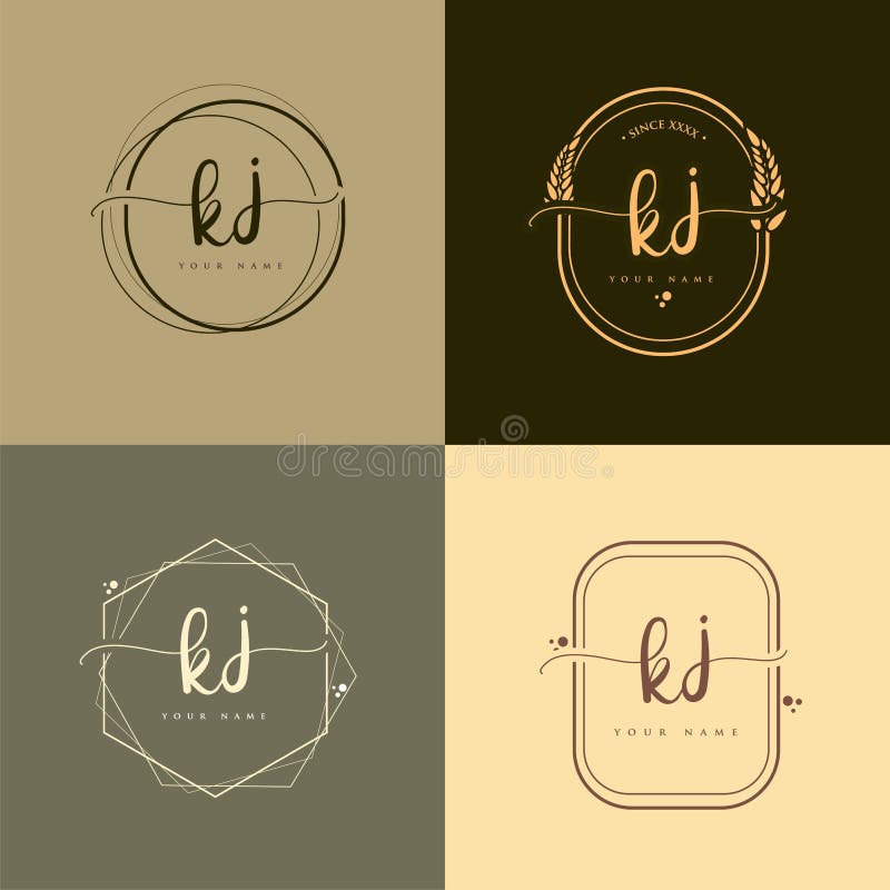 Kj Initials Stock Illustrations – 432 Kj Initials Stock Illustrations ...