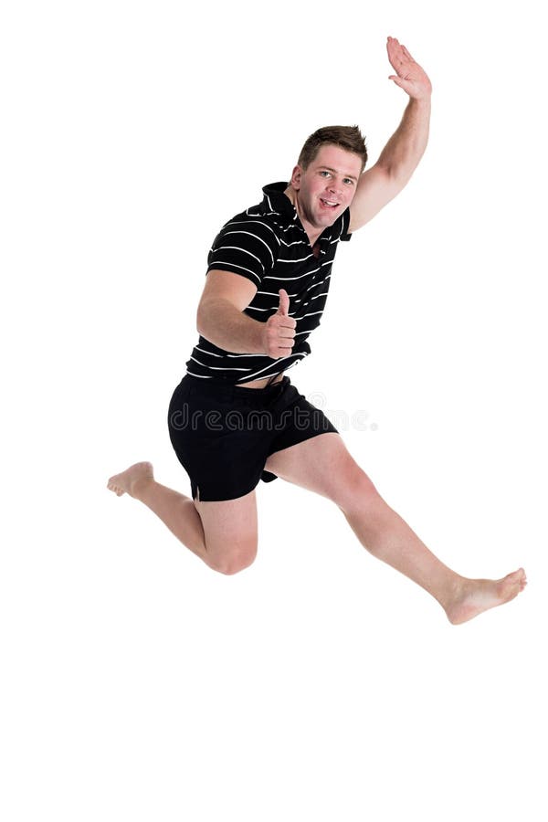 KJ que salta 2 foto de archivo. Imagen de sonriente, activo - 2031094