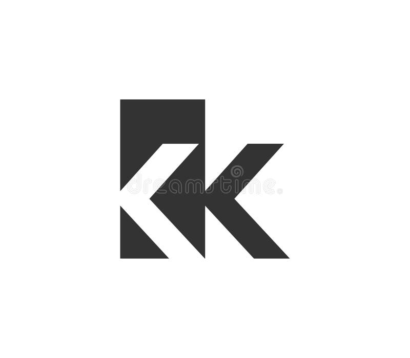 KK Creative Geometric Initial Based Modern and Minimal Logo. Letter K K ...