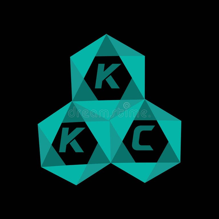 KKC Creative Minimalist Letter Logo. KKC Unique Vector Initials ...