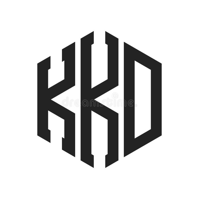 KKD Logo Design. Initial Letter KKD Monogram Logo Using Hexagon Shape ...