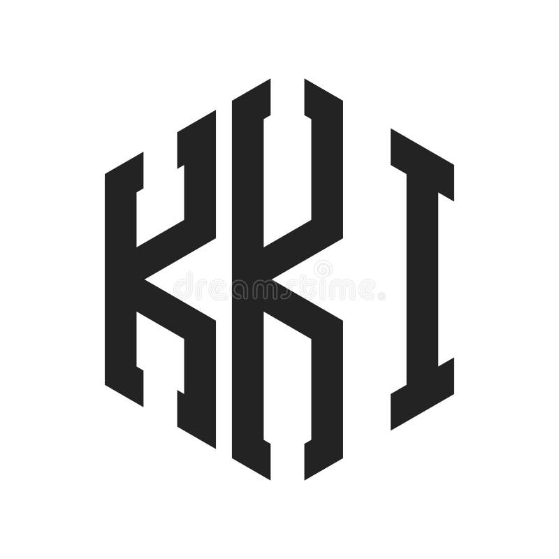 KKI Logo Design. Initial Letter KKI Monogram Logo Using Hexagon Shape ...