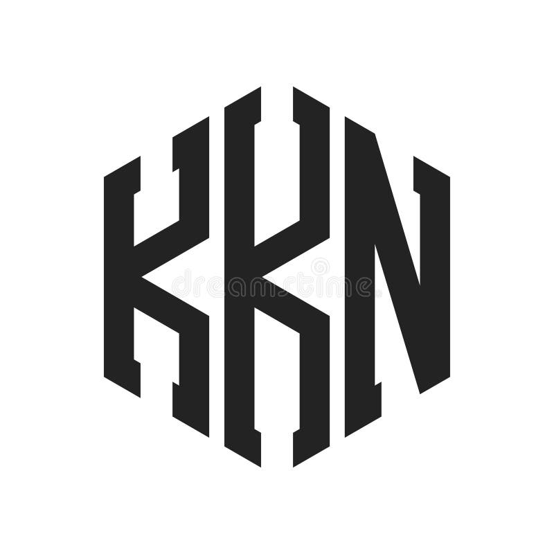 KKN Logo Design. Initial Letter KKN Monogram Logo Using Hexagon Shape ...