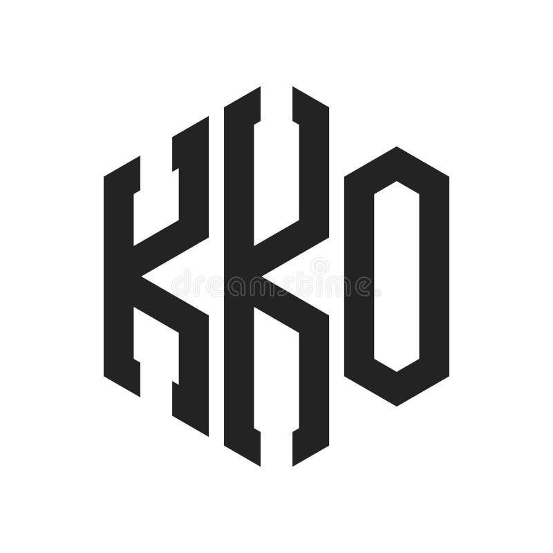 KKO Logo Design. Initial Letter KKO Monogram Logo Using Hexagon Shape ...