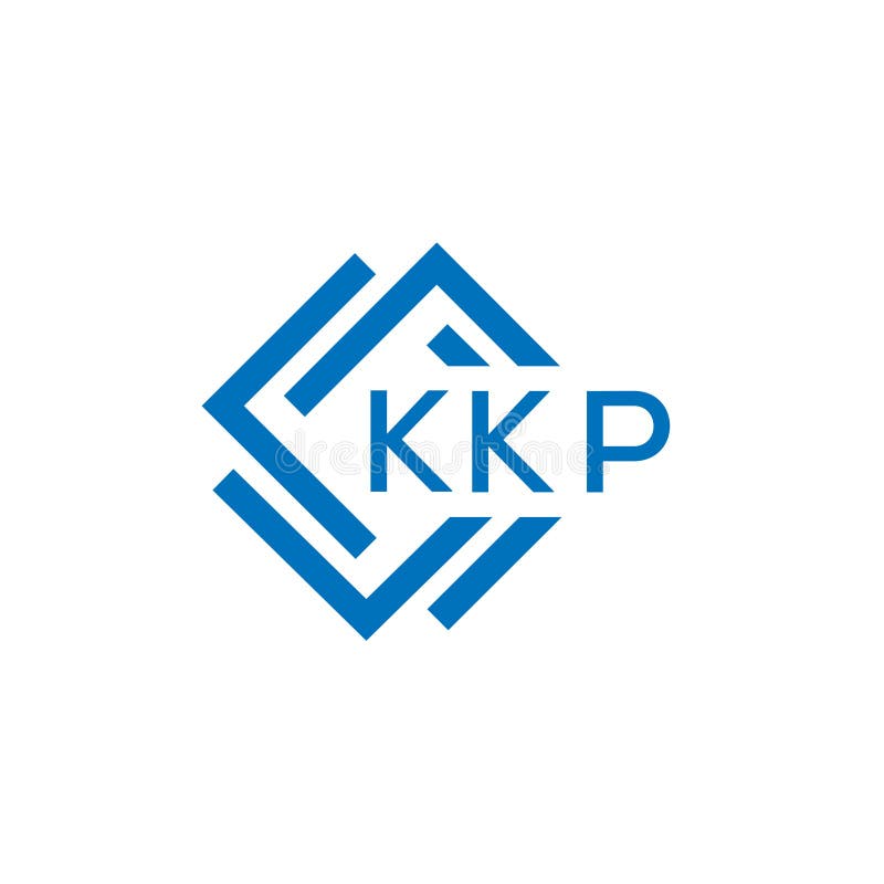 KKP Letter Logo Design on White Background. KKP Creative Circle Letter ...