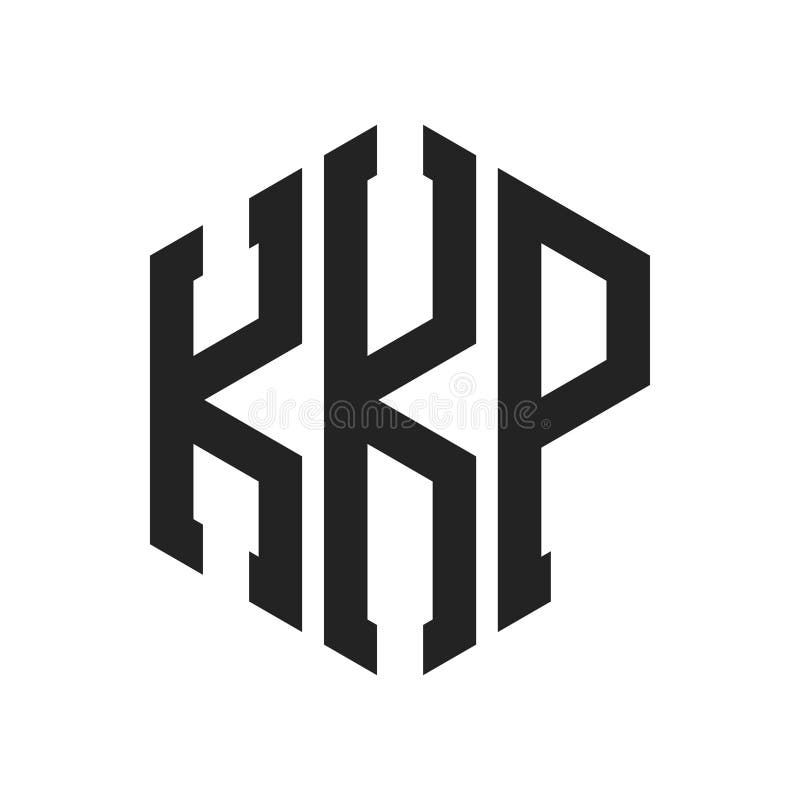 KKP Logo Design. Initial Letter KKP Monogram Logo Using Hexagon Shape ...