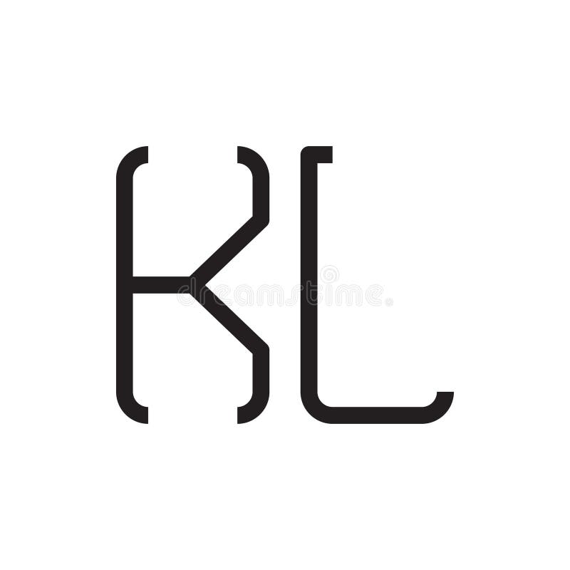 Kl Initial Letter Vector Logo Icon Stock Vector - Illustration of ...