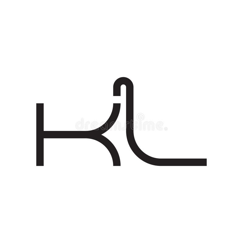 Kl Initial Letter Vector Logo Icon Stock Vector - Illustration of ...