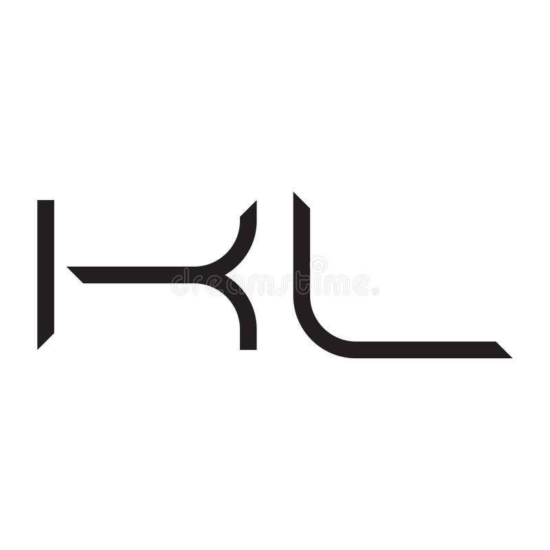 Kl Initial Letter Vector Logo Icon Stock Vector - Illustration of name ...