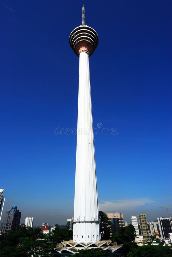 KL tower editorial image. Image of city, malaysia, architecture - 25281685