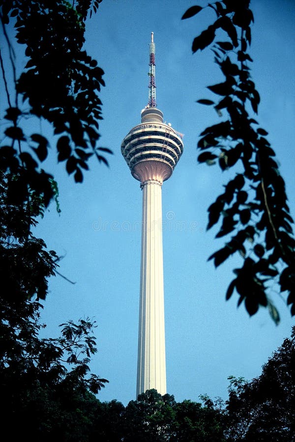 KL Tower editorial stock image. Image of modern, comunation - 25355514
