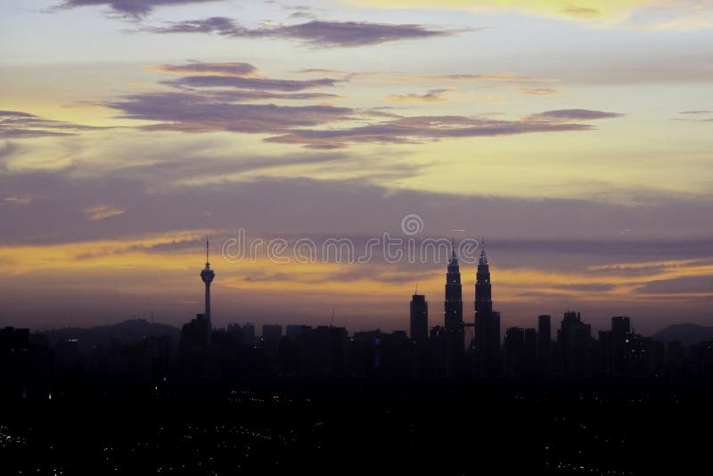 KL tower and KLCC stock image. Image of tower, kuala - 58212553