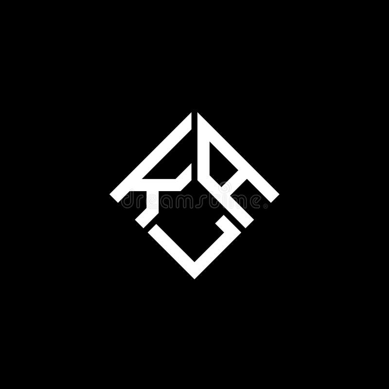 KLA Letter Logo Design on Black Background. KLA Creative Initials ...