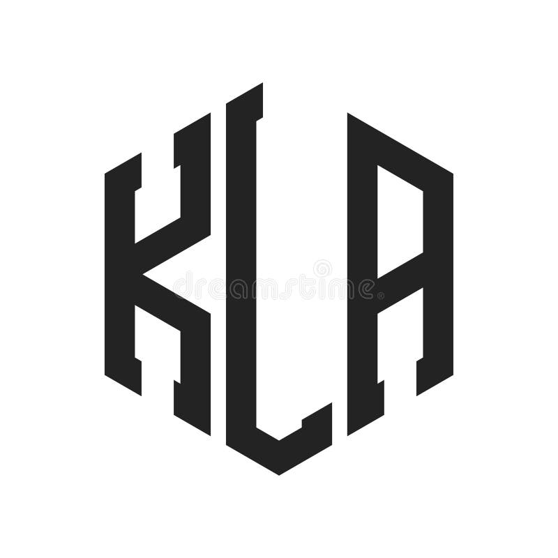 KLA Logo Design. Initial Letter KLA Monogram Logo Using Hexagon Shape ...